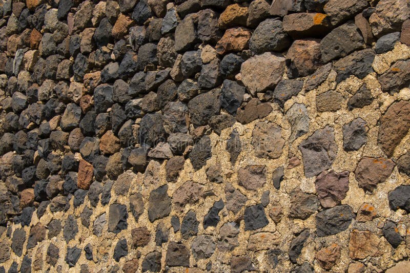 Wall with rock and stones stock image. Image of rough - 317640349