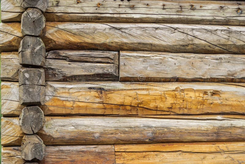 Wall of rural log house stock photo. Image of building - 162198464
