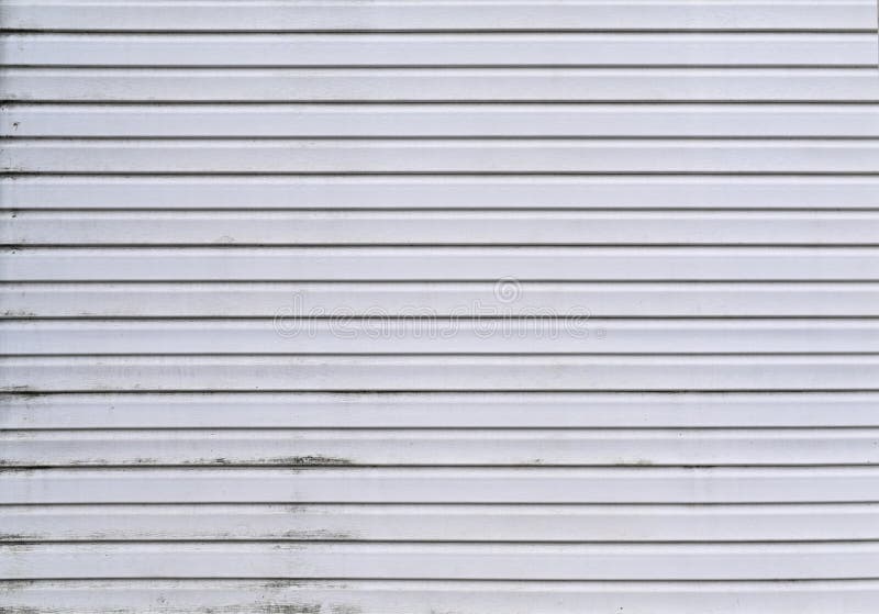 Wall Siding Detail of a Plastic Paneling Made of Narrow Horizontal ...