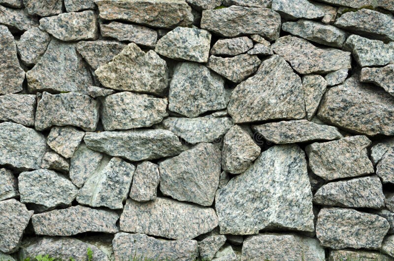 Masonry from Granite Stones Stonework Stock Image - Image of mosaic ...