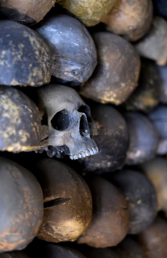 Wall of Skulls editorial stock photo. Image of ancient - 126338293