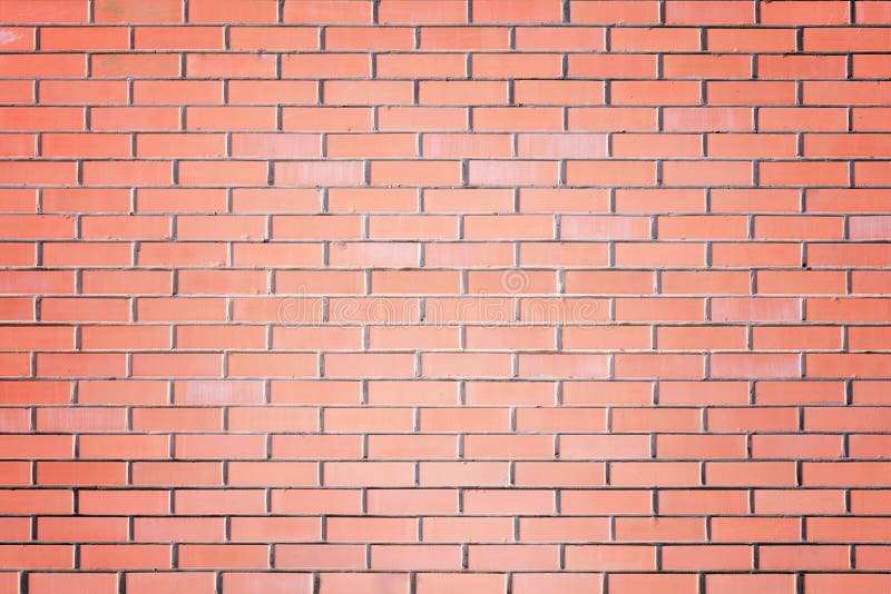 A Wall of Small Red Bricks. the Texture of the Brickwork Stock Image ...