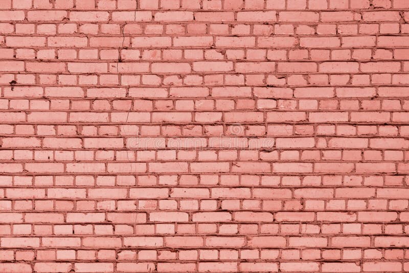 A Wall of Small Red Bricks. the Texture of the Brickwork Stock Photo ...