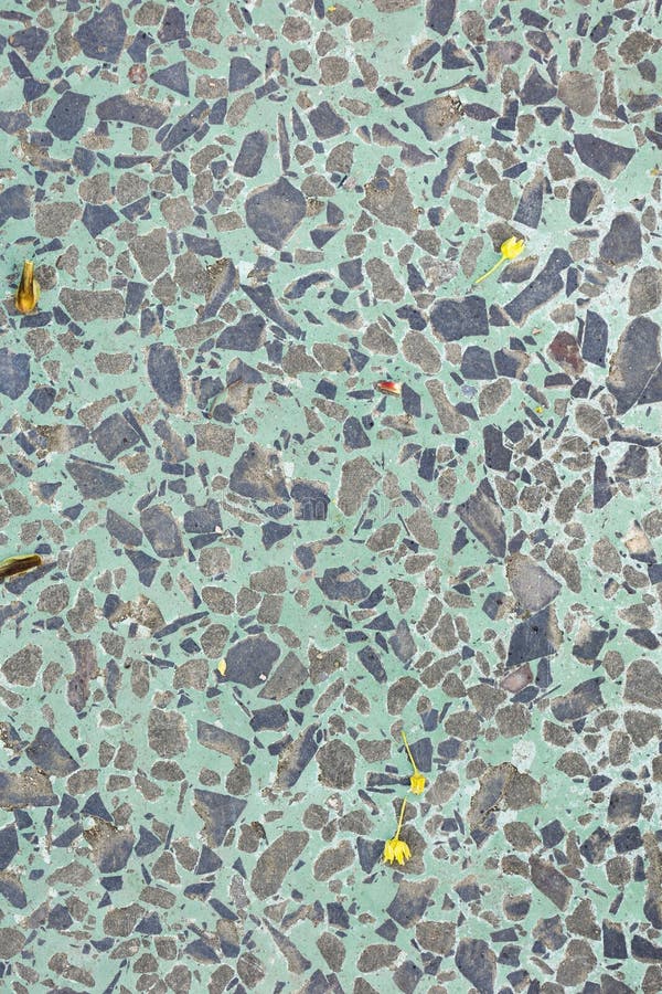 Wall of Small Sand Green Stone Texture Background Stock Image - Image ...