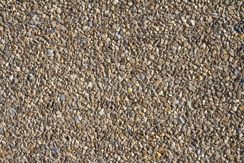 Wall of Small Stones Texture. Pebbles and Sand Wall Texture Stock Photo ...
