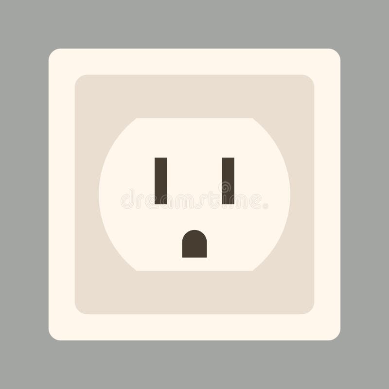 Wall Socket Symbols Set stock vector. Illustration of light - 22384391