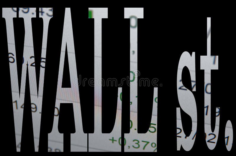 Wall st. stock illustration. Illustration of currency - 51501368