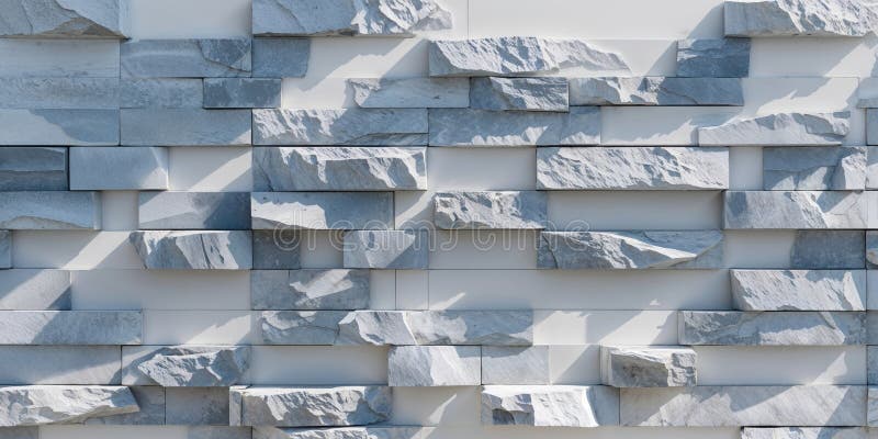 Wall of Stacked Slate Stones with Sharp Textures and Irregular Shapes ...