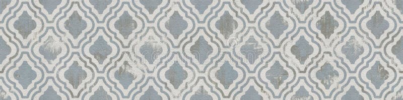 Wall Stencil Plaster Seamless Texture, Geometric Moroccan Pattern on ...