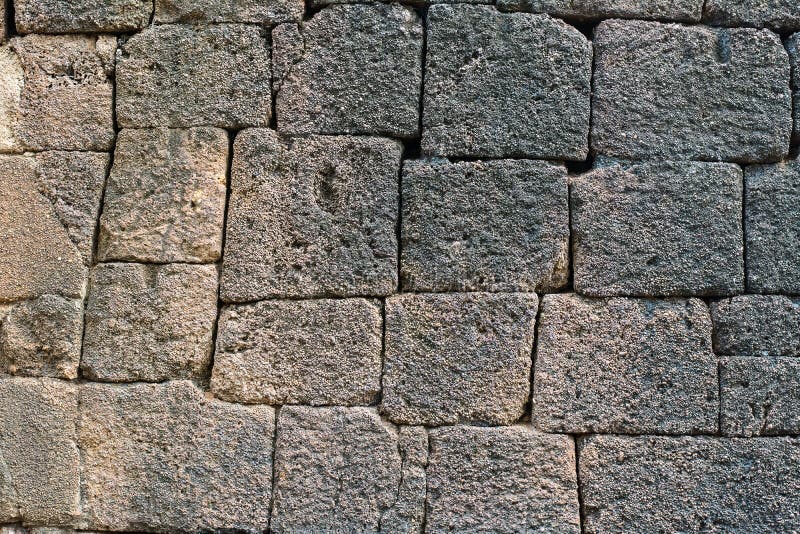 Wall of stone block stock photo. Image of wall, group - 97455576