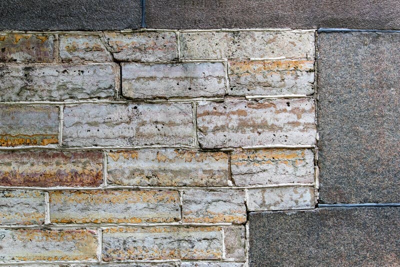 Wall of Stone Blocks of Different Sizes Stock Photo - Image of ...