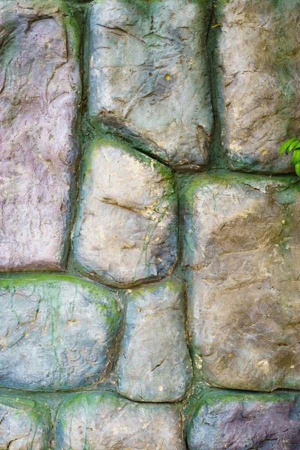 Wall of Stone Bricks. Background and Texture of Cobblestones Stock ...