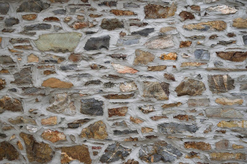 Wall Stone Rock Texture Rustic Strong Aged Outdoor Stock Image - Image ...