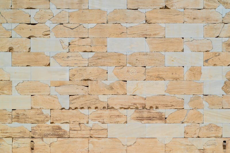 Wall with a stone tile stock photo. Image of background - 106135664