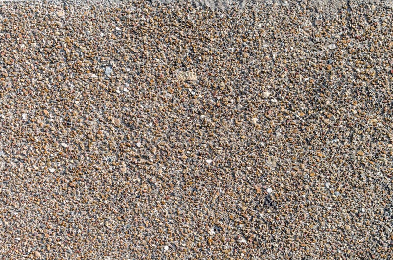 Wall from Stones and Small Sand of the Different Size, Background ...