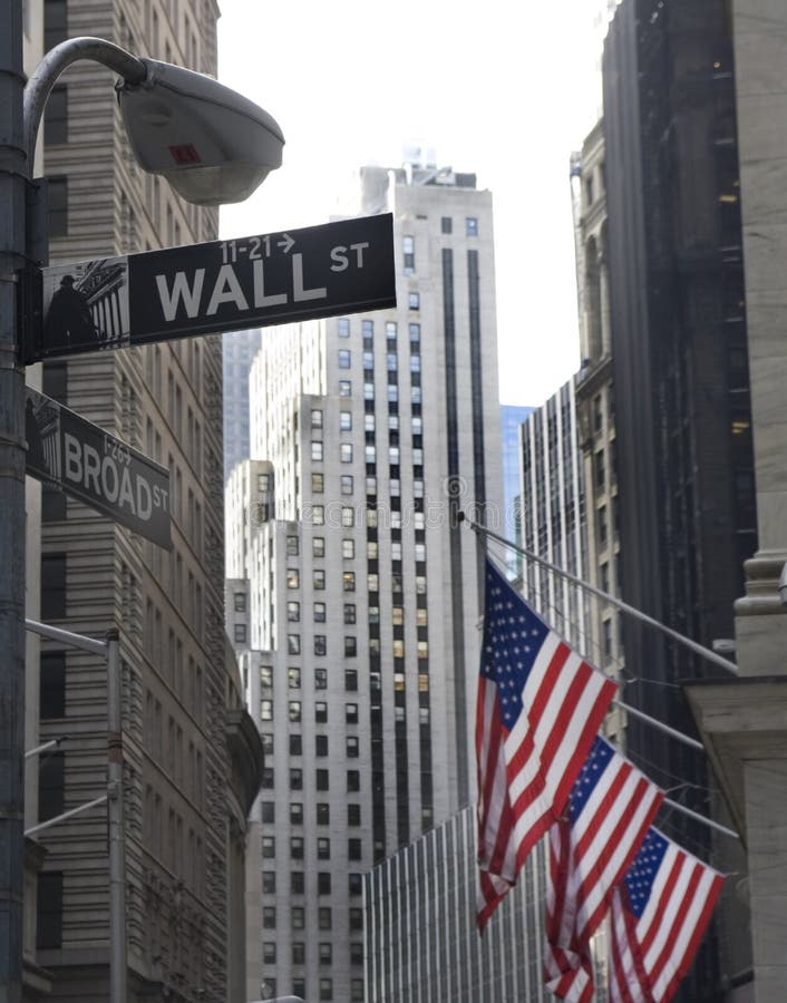 New York - Wall Street Stock Exchange - USA Editorial Stock Photo ...