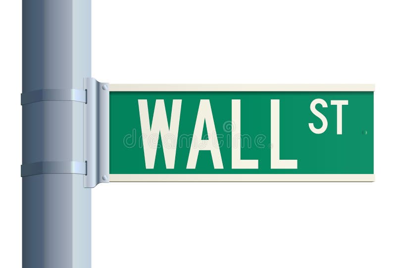 New York Street signs stock vector. Illustration of invest - 15021946