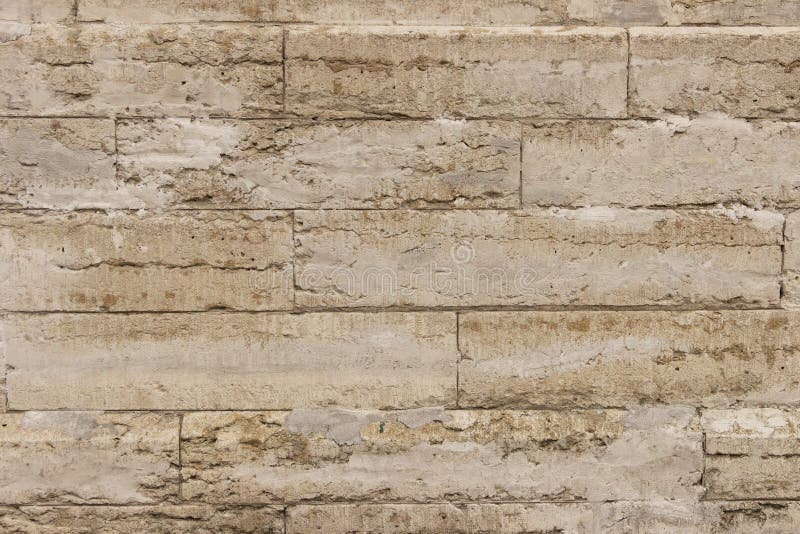 Surface of Hewn Stone Light Gray Blocks Stock Photo - Image of ...