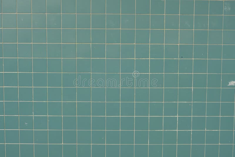 Green tile wall facade. stock image. Image of dirty - 120718763