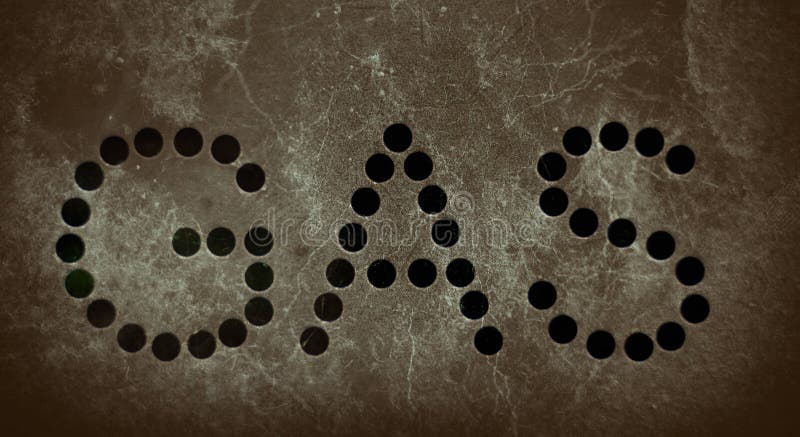 Gas sign inscription stock photo. Image of information - 184580708