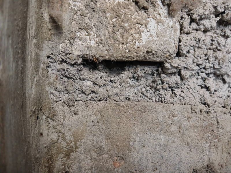 Wall Surface Texture is Rough. the Texture of the Building Walls Stock ...