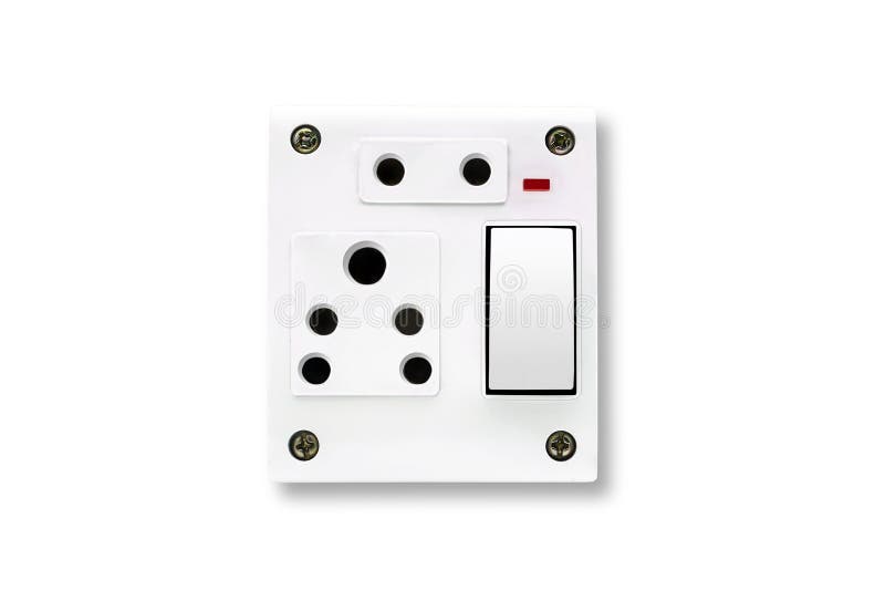 Wall Switch Power Electronic Component Socket Different and Modern ...