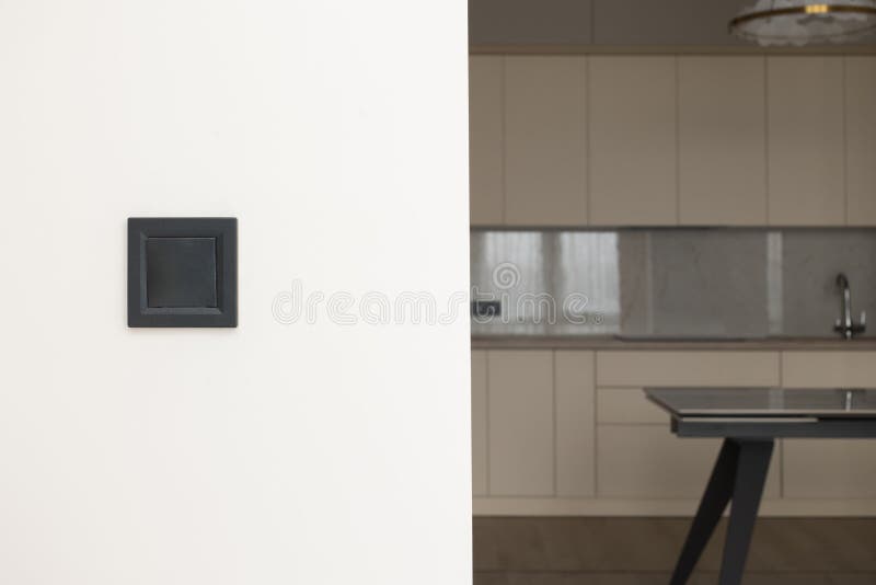 Wall Switches Near the Room in the Interior Stock Photo - Image of ...