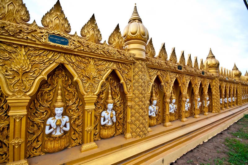 The Wall of temple stock image. Image of monk, church - 16424833