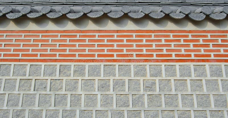 Wall Temple Texture Roof Background Abstract Stock Image - Image of ...