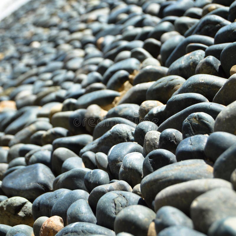 Blue Pebbles Texture Background, Decorative Small Stones Texture Stock ...