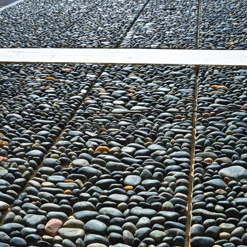 Blue Pebbles Texture Background, Decorative Small Stones Texture Stock ...