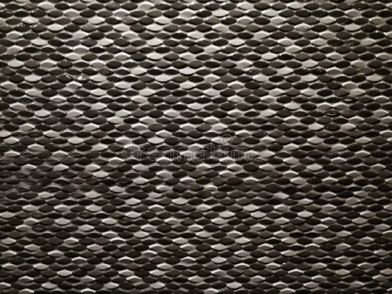 Wall Texture Decorated with Round Tile Stock Image - Image of wall ...