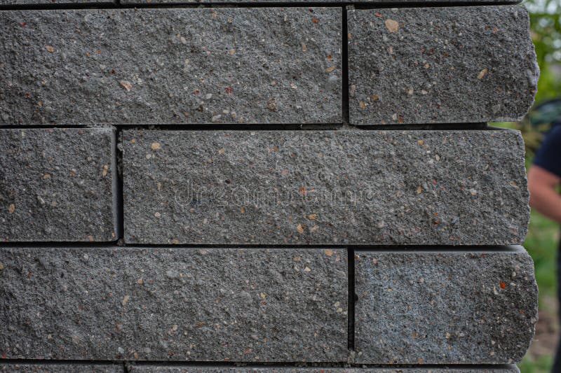 Wall Texture and Gray Block Pattern are Suitable for a Simple Design ...