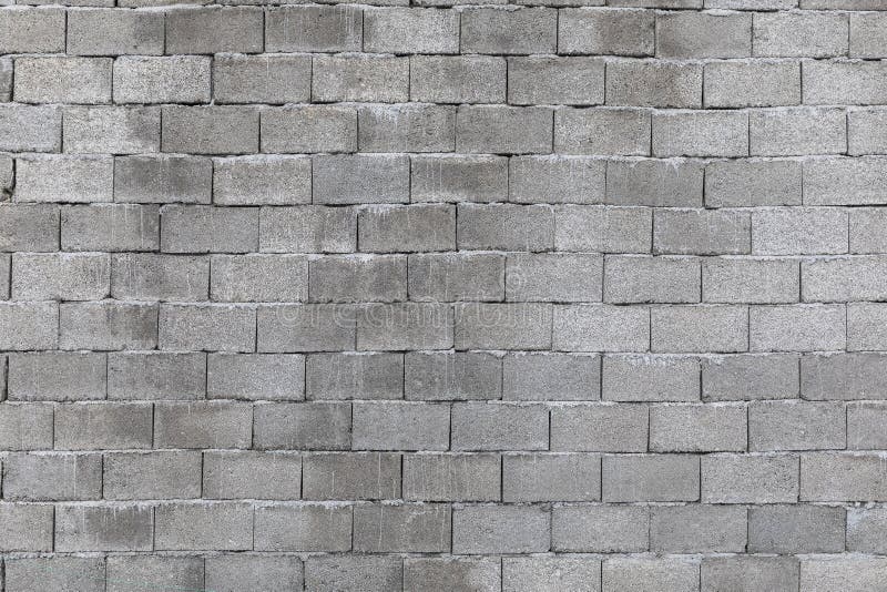 Wall Texture of Large Gray Bricks Stock Photo - Image of exterior ...