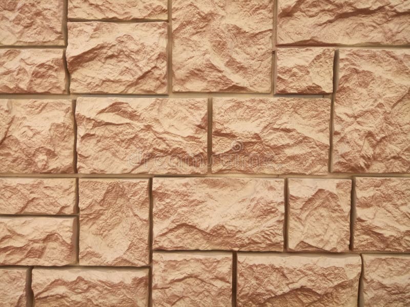 Wall Texture is Made by Siding Imitating Bricks Stock Photo - Image of ...