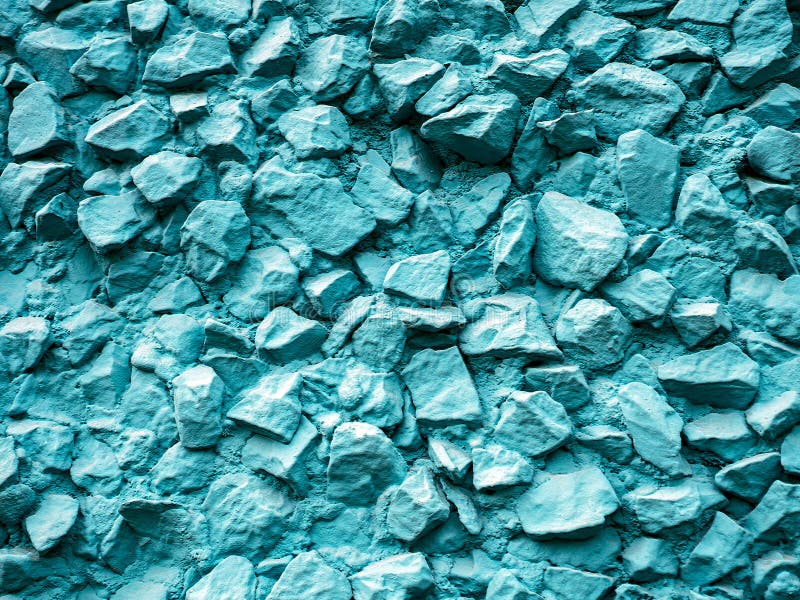 Wall Texture with Painted Rubble. Coarse Crushed Stone Painted Creates ...
