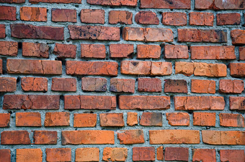 Wall Texture and Red Block Pattern are Suitable for a Simple Design ...