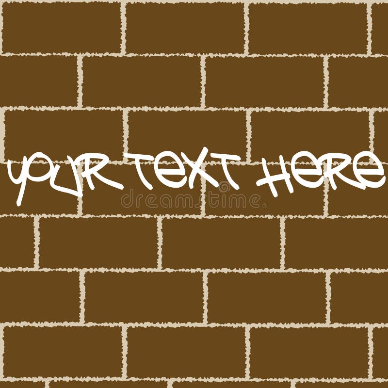 Wall Texture with Sample Text Stock Illustration - Illustration of rock ...