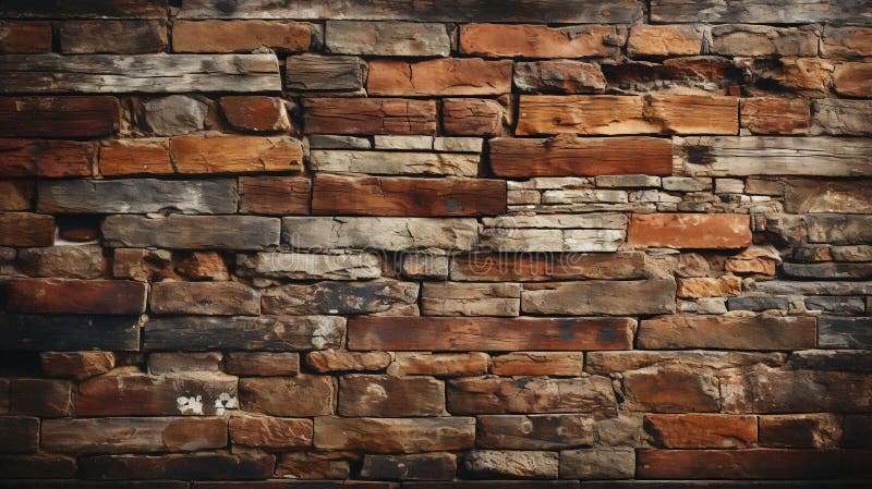 Wall Texture of Sharp Stone Bricks Tiles Stock Illustration ...