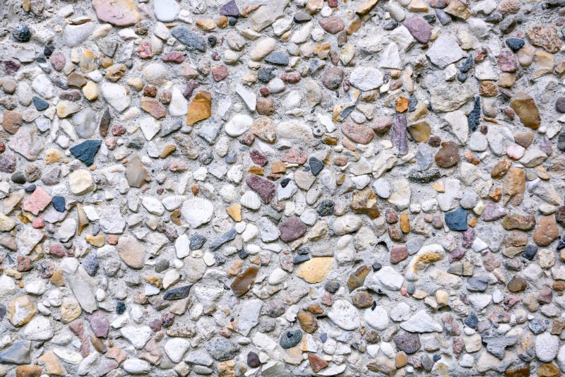 Wall Texture of Small Stones Stock Image - Image of simple, pattern ...