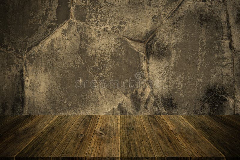 Wall Texture Surface Vintage Style with Wood Terrace Stock Photo ...