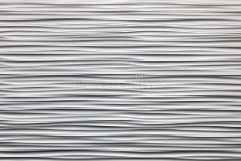Wall Texture with Wavy Horizontal Stripes. Gray Convex Putty Stock ...