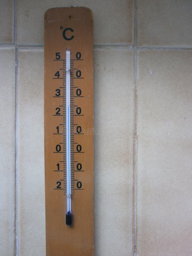 Wall thermometers stock photo. Image of degrees, outdoor - 122635362