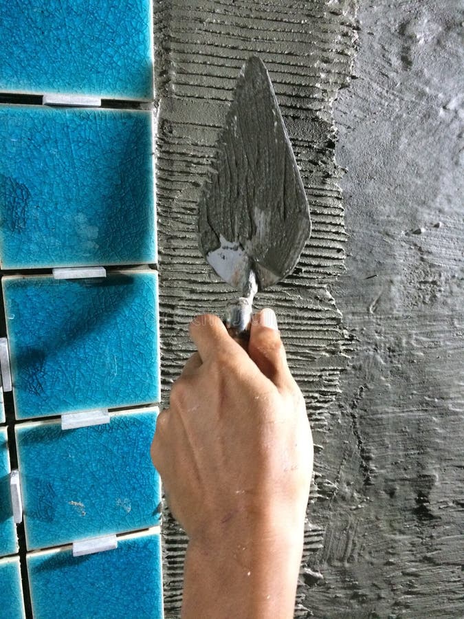 Wall Tile Work stock image. Image of wall, tile, work - 46434577