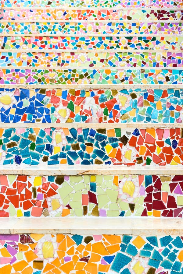 Wall Tiles Colour Full Stone. Stock Photo - Image of colored, mosaic ...