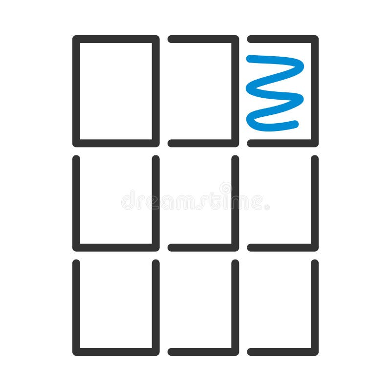 Wall Tiles Icon stock vector. Illustration of abstract - 245614549