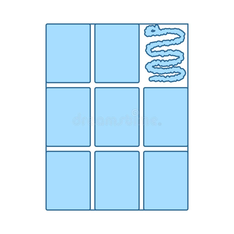 Wall Tiles Icon stock vector. Illustration of decorative - 156995275