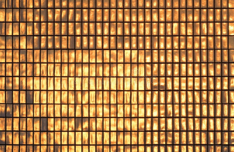 Wall Tiles Reflect Sunlight. Abstract Background. Stock Photo - Image ...