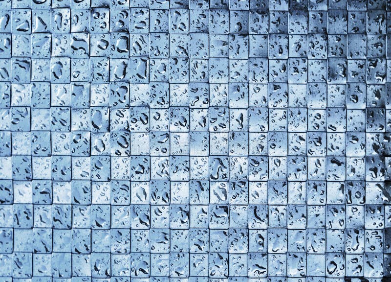 Wall Tiles Texture with Drops Stock Image - Image of brick, backdrop ...