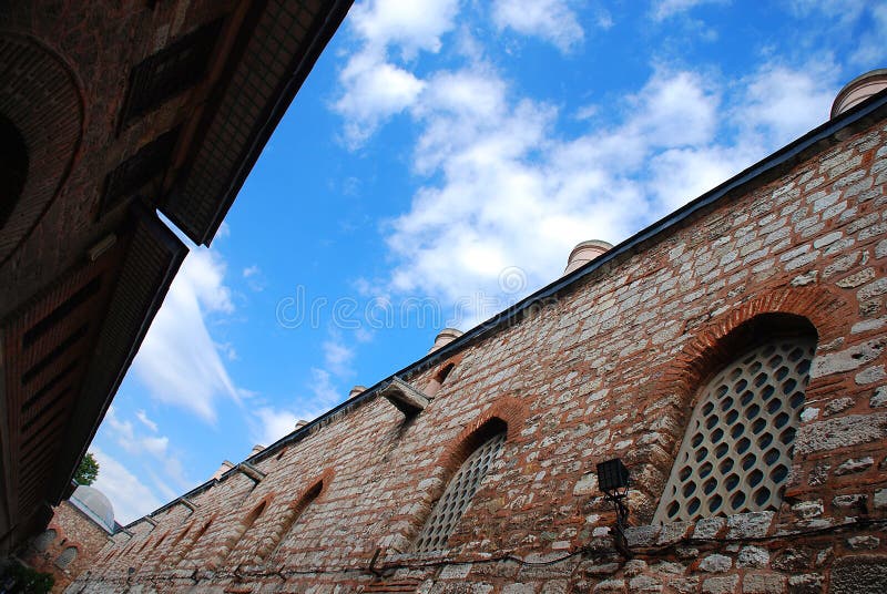 Wall at Topkapi Palace stock photo. Image of attraction - 3202156